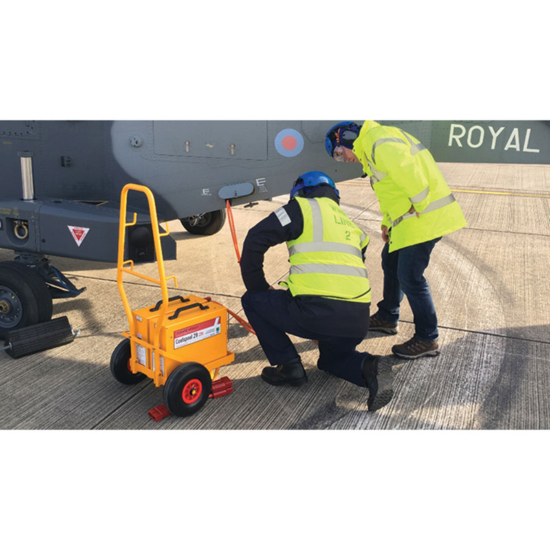 Powervamp Coolspool 29 Twin Base, 13Foot 28V Aircraft Connector + SB350 ...