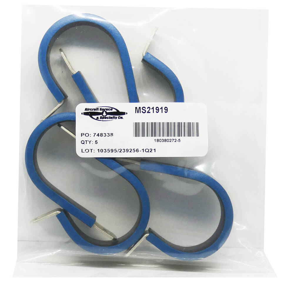 Clamps MS21919-DG3 (Pack Of 5) | Aircraft Spruce