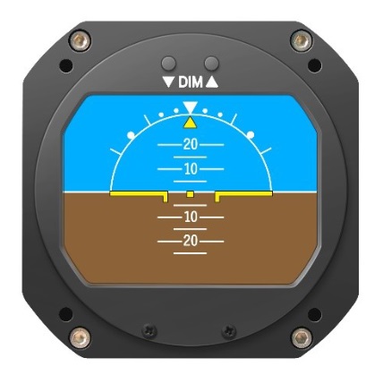 RC ALLEN 2610-3P-G DIGITAL ATTITUDE INDICATOR 0 DEGREE TILT | Aircraft ...